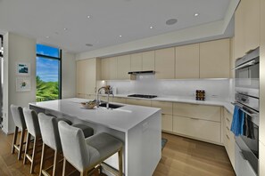 Apartamento, 3 quartos | Cozinha privada | Fogão, cafeteira/chaleira