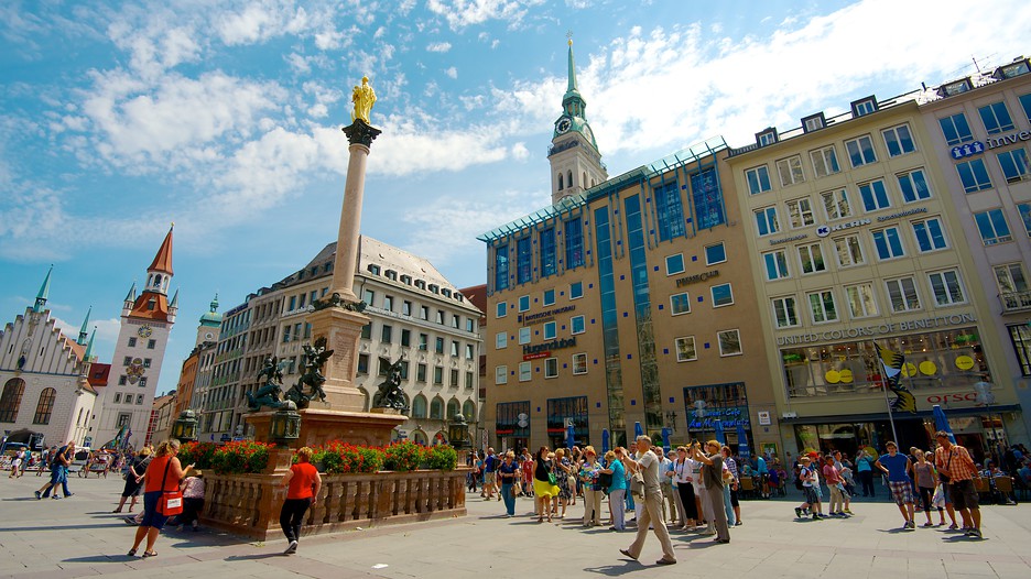 1955 Marienplatz, Munich Germany. Photo taken by my Grandfather Jerry ...