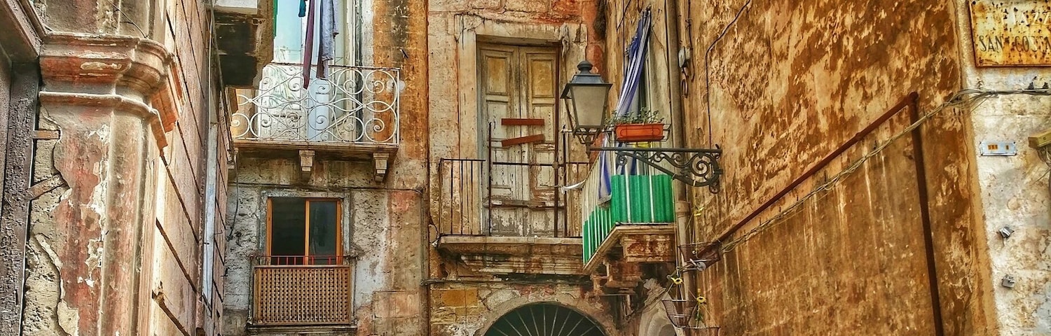 Old town, partially abandond