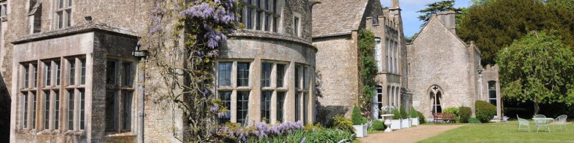 Chavenage House has been built over the centuries ranging from the late 16th century through to the turn of the 20th century. The house has been used in many TV productions and is also a location for weddings. The house is open to the public on selective days. The principal guide is the owner whose anecdotal tour is memorable and entertaining.