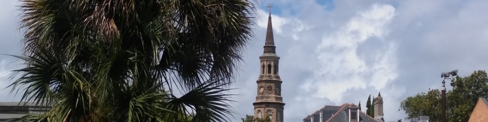 Church steeple.