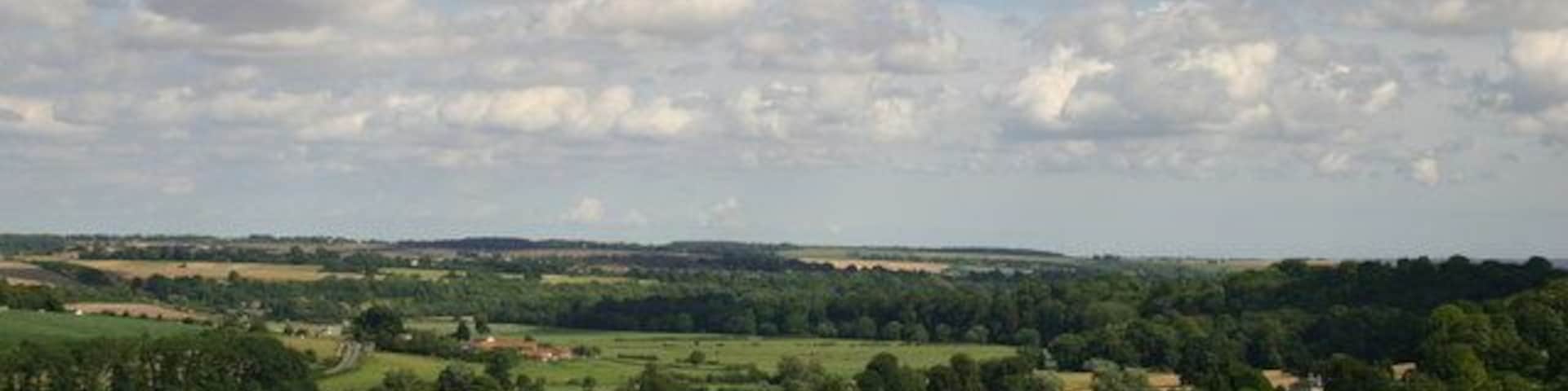 Norton Lane View of France Farm towards Blandford bypass from Norton Lane, Durweston