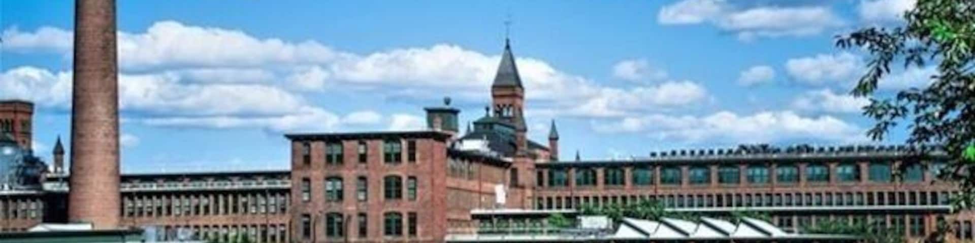 The complex was listed on the State and National Register of Historic Places in 1989. The monumental character and historic significance of the Watch Factory is such that it adorns the seal of the City of Waltham.... now you can tour the watch factory ... dine.. shop and live here!!! A must stop if you are in the area