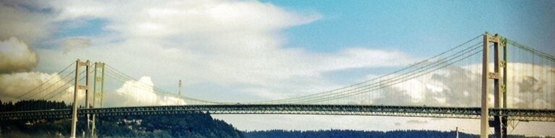 View of Narrows Bridge from the beach