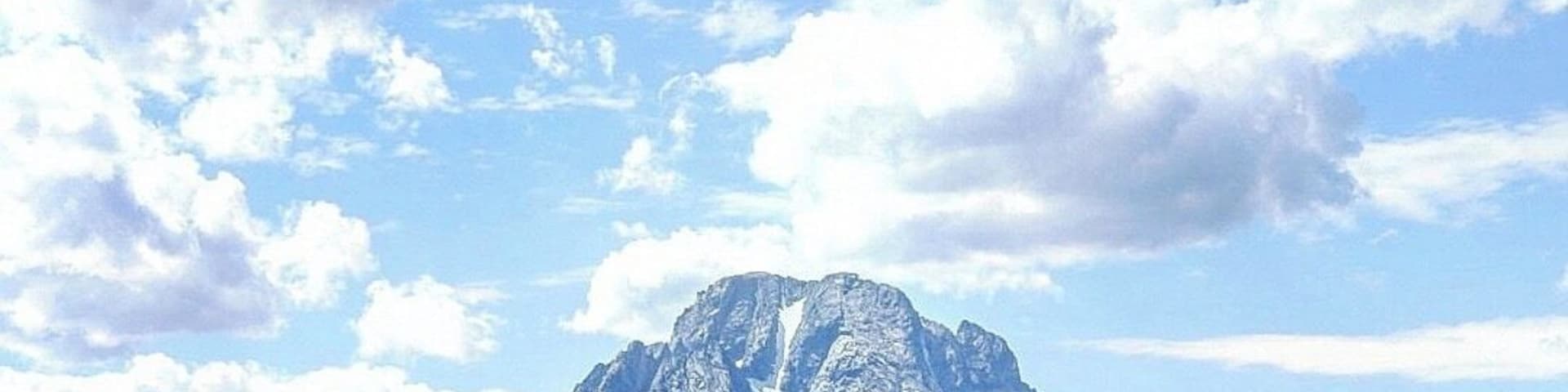 A majestic view of Mount Moran, from Signal Lake, in Grand Teton National Park. 
#advemture