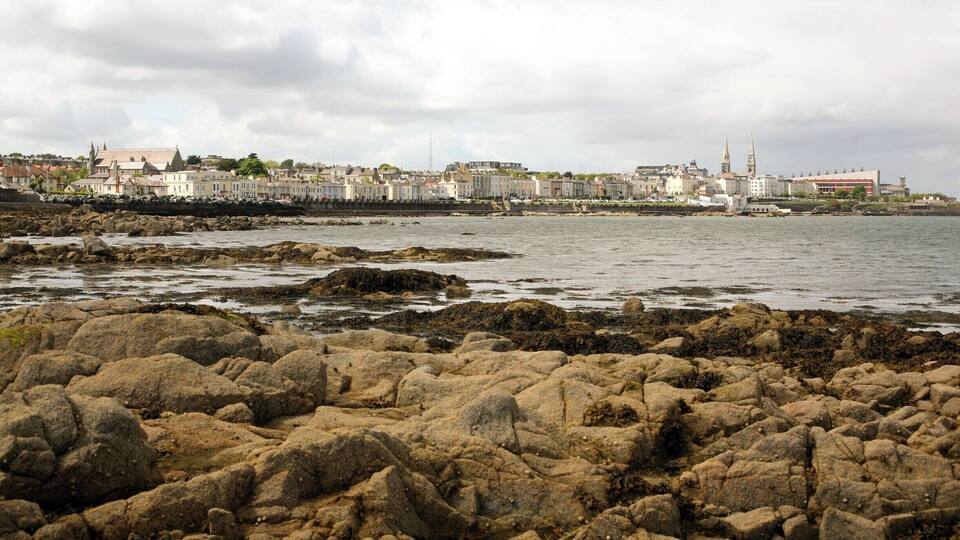The beautiful promenade at Dún Laoghaire lies on the southern side of Dublin Bay. Dublin Bay is a key recreational area, but it is also an important marine conservation area. The shallow bay contains mudflats, sandbanks and rocky outcrops which in turn support a varied ecological diversity. At low tide, you can get a glimpse of the rich diversity of the intertidal shoreline.