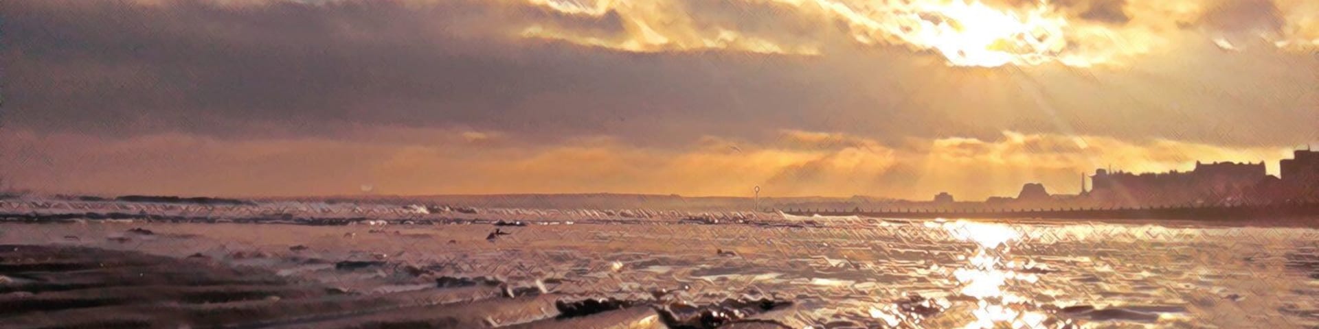 bonnie sunset set the sand off...