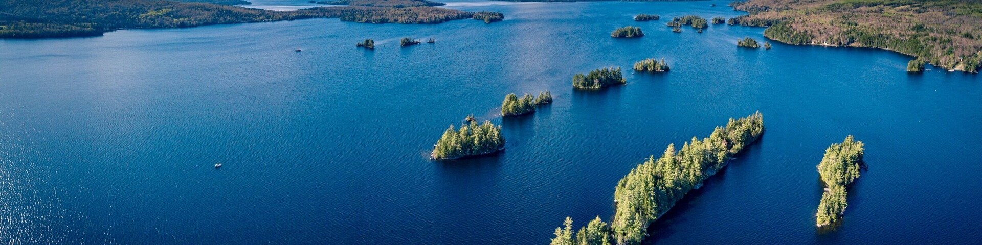 The string of islands north of West Cove Point (aka Million Dollar Point). Taken from 400ft with my Mavic Pro.