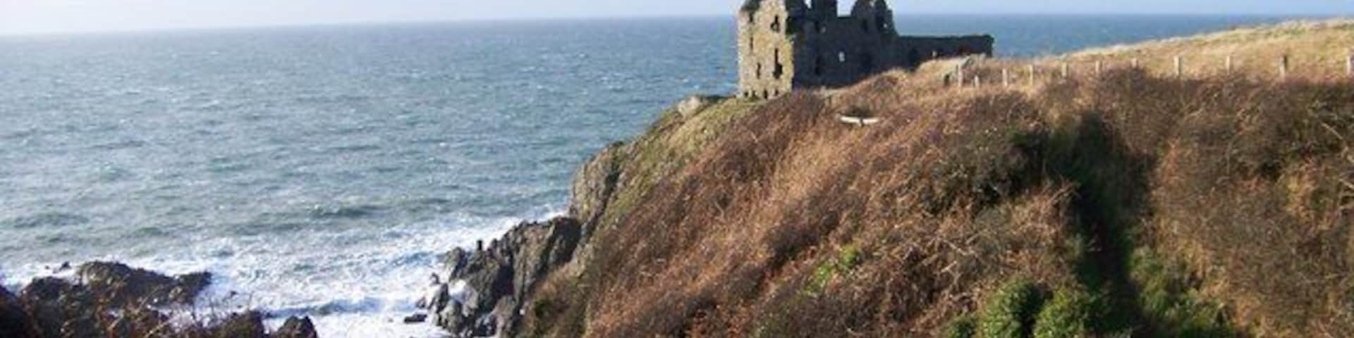 Dunskey castle - built ca. 1510