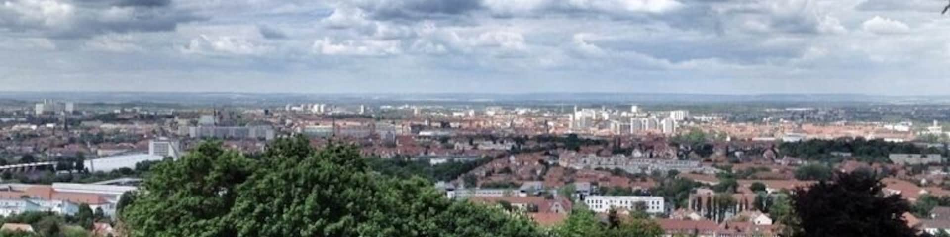 City view of Erfurt, Am Tannenwäldchen