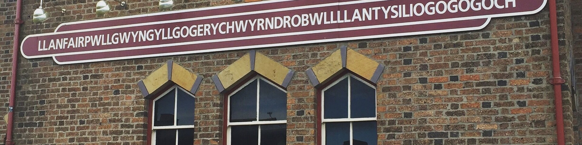 Obligatory picture of the train station in the town with the longest name in the world