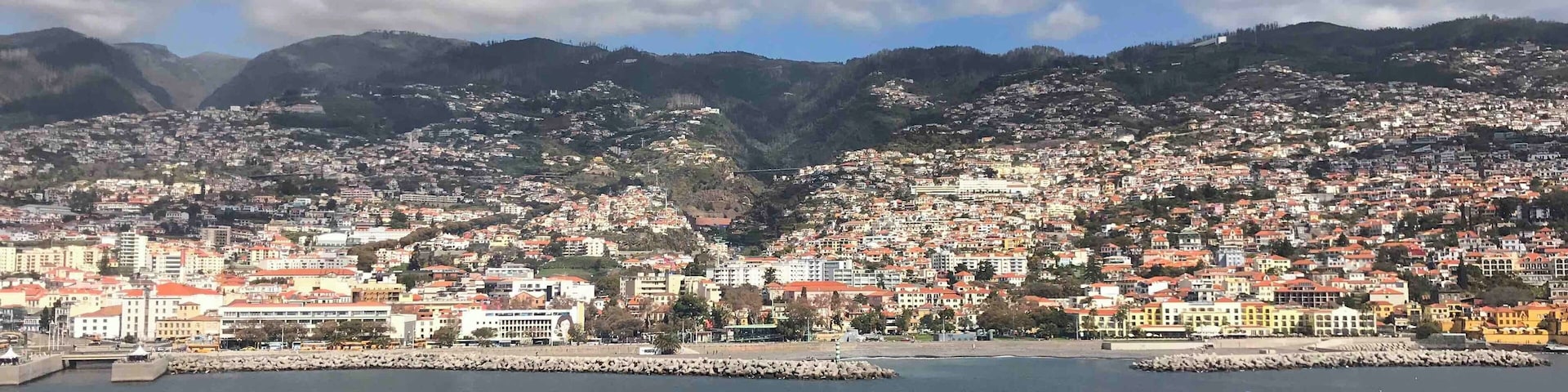 Funchal, as seen from the sea #lifeatexpedia