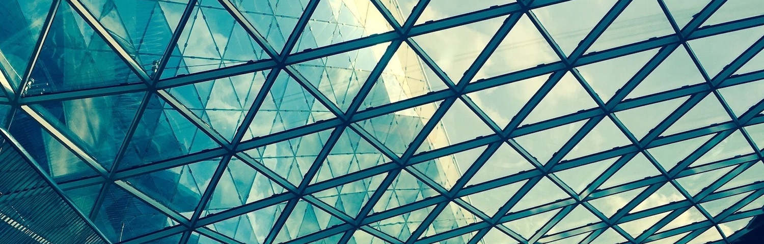 The structure of this mall in Frankfurt is so cool. #Patterns