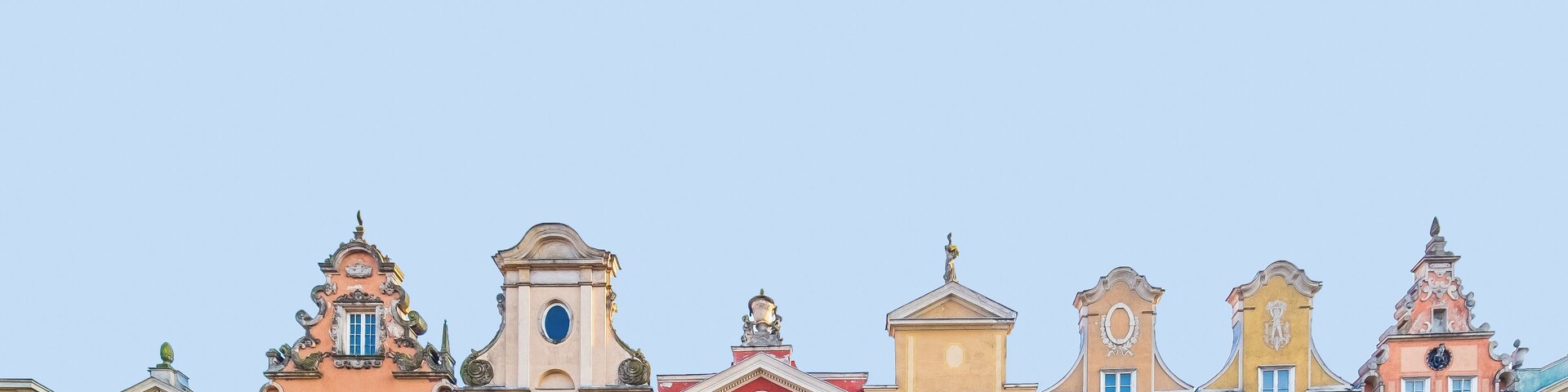 Beautiful colored houses.