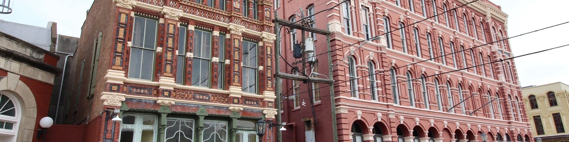 Various unique buildings.