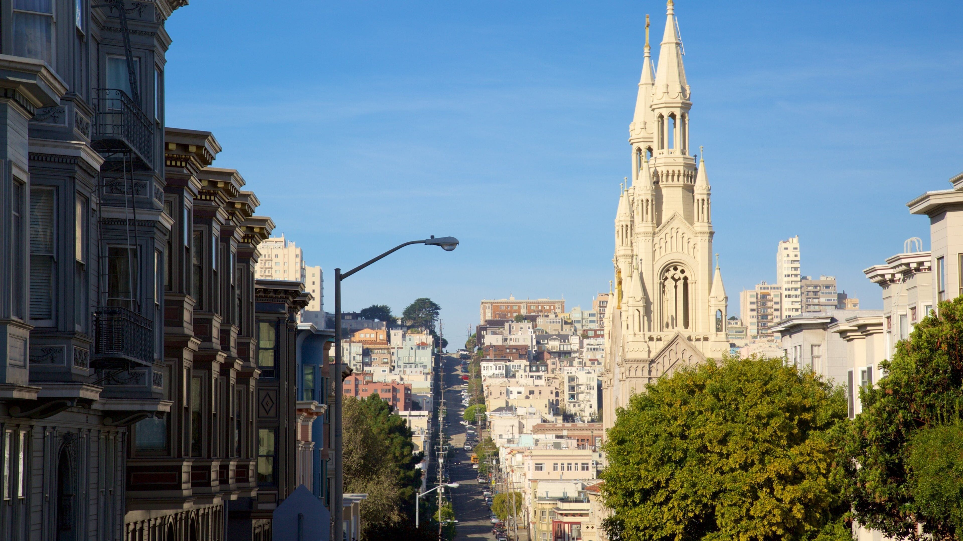 Northern California which includes street scenes and a city