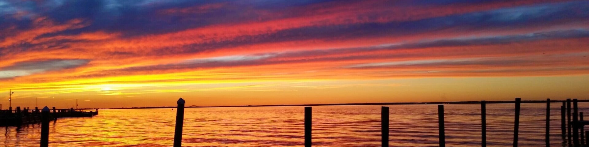 Check out a bayfront restaurant here for the best sunsets on the northeast coast.