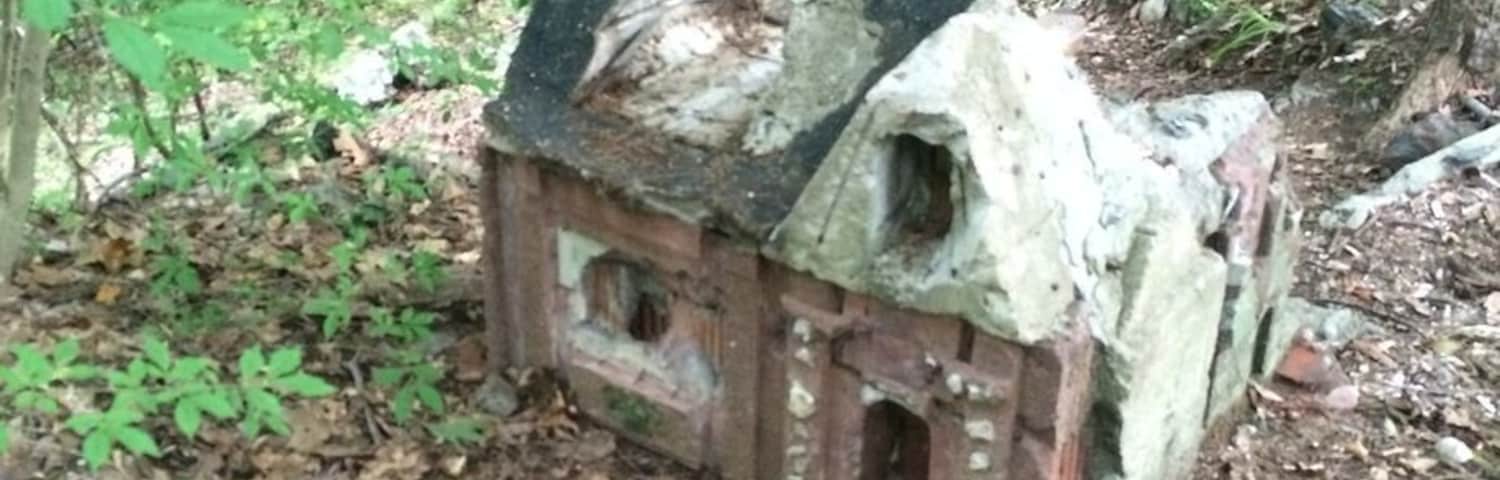 One of the allegedly creepiest places in Connecticut is Little People's Village, tucked away in the woods of Middlebury. A complex of crumbling doll-sized houses and odd structures next to the remains of a stone house, it's rumored to be the damned legacy of insanity brought on by . . . the little people.
#ghosttown #littlepeople #fairies #Connecticut