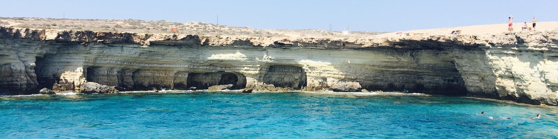 One amongst the many cliff jumping opportunities blue lagoon, Cyprus has to offer!