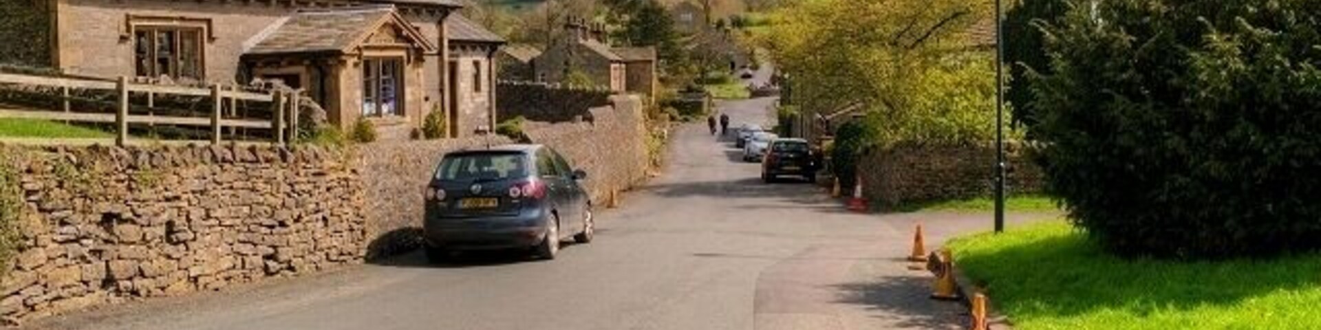 Photograph of the primary school in Downham, Lancashire