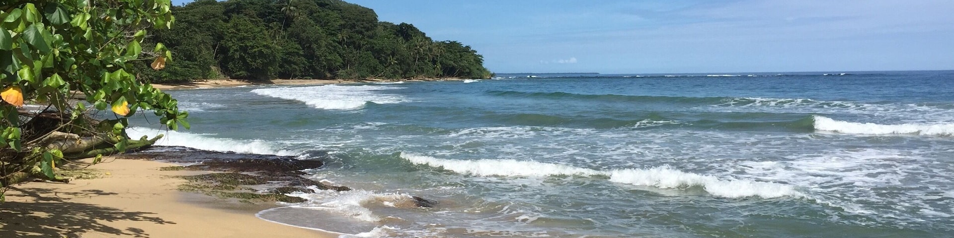 This secluded beach with its own access. Has beautiful clear water surf able waves about 1/2 mile north.