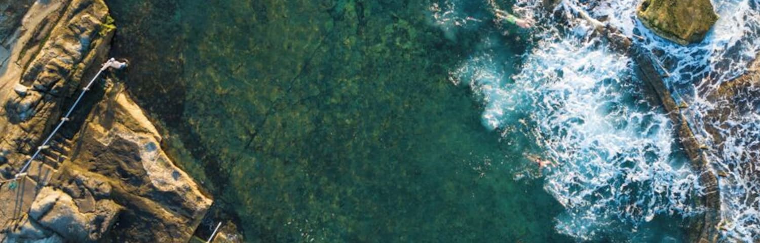 Sydney has a number of ocean rock pools all across the east coast, where you can have a swim in the sea without worrying about the big waves. This one is called the Mahon Pool at Maroubra.
#LifeAtExpedia