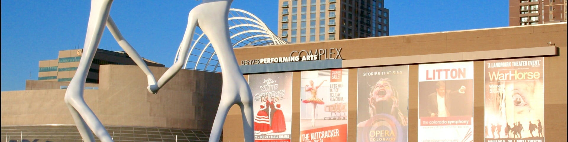 Denver showing signage and outdoor art