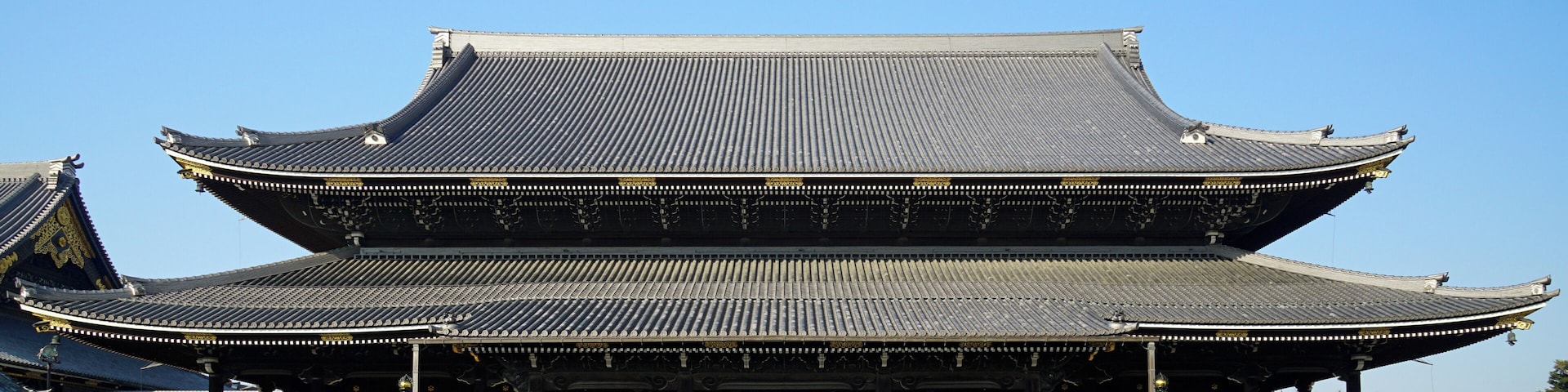 Higashi Honganji in Kyoto, Kyoto prefecture, Japan