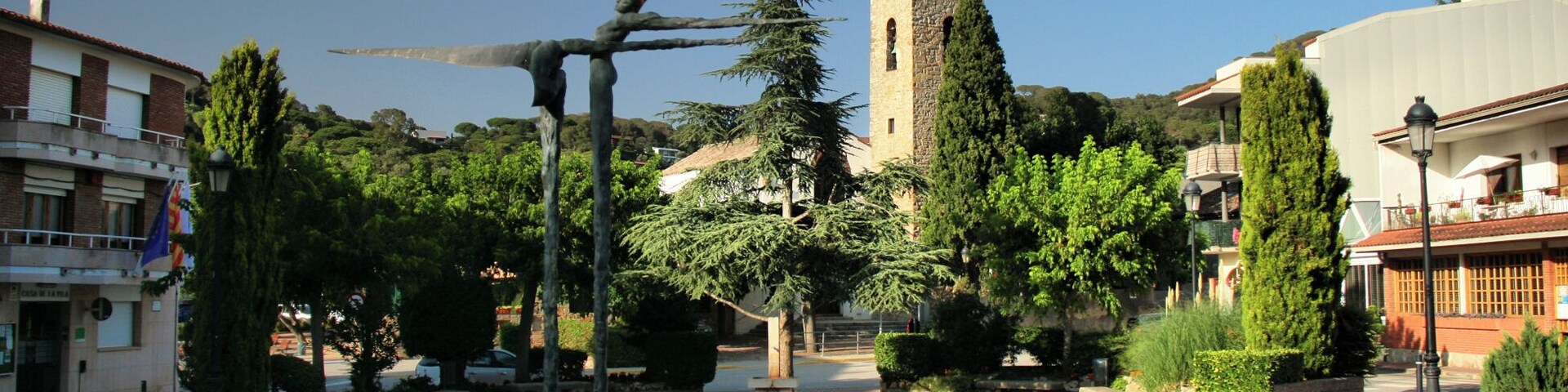 Plaça de l'Església, Vallromanes