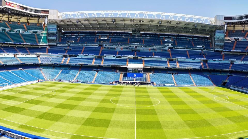 Santiago Bernabeu Stadium of Real Madrid on May 2015
