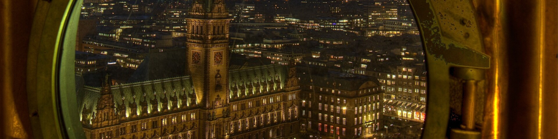 Hamburg featuring a city, views and a church or cathedral