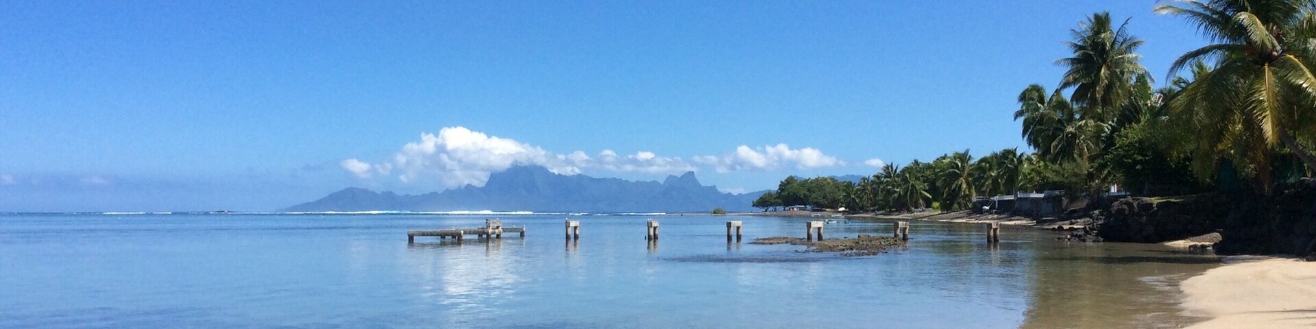 This was such a beautiful beach in Tahiti off Le Meridien