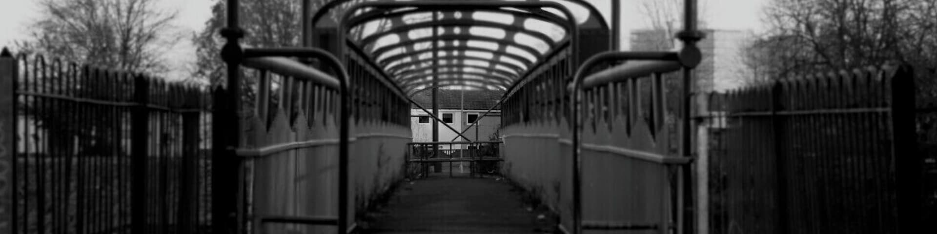 A bridge near my uni town of Salford. Taken whilst making a mocumentary about the wildlife of the area.