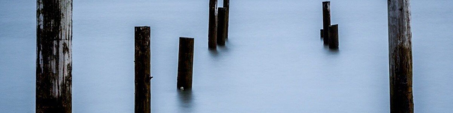 Jetty Posts approx 30 mins after high tide #bvs