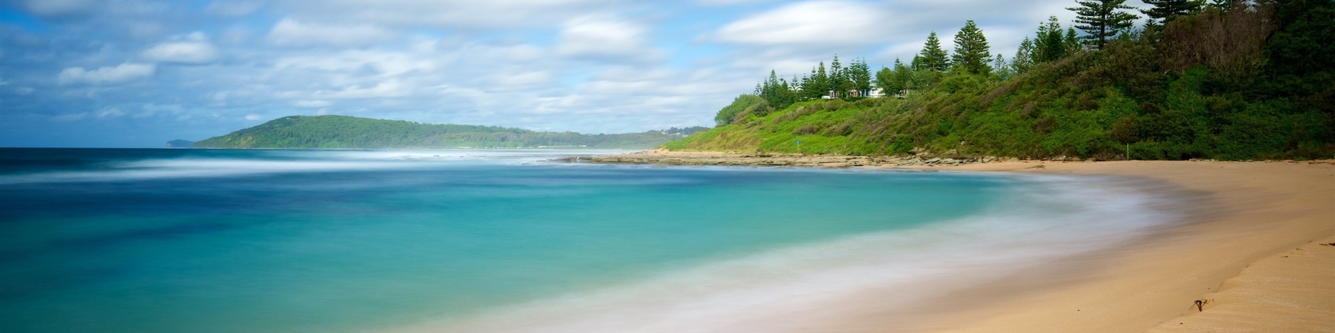 Toowoon Bay which includes general coastal views and a beach