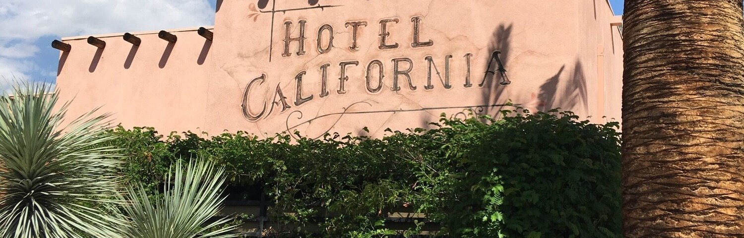 Check in but don't check out
Palm Springs