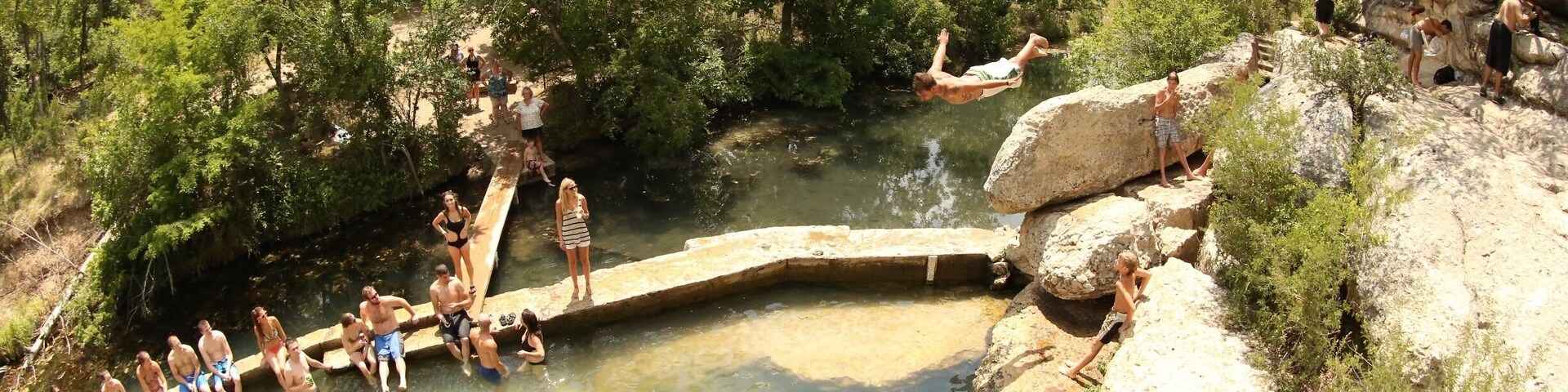 #hiking.. i love hiking being out doors following a trail or just making my own fresh air and the out doors is amazing. i hike every chance i can close to home or travel to find new locations, I'm from akron Ohio but i love to travel this photo was from...TX water how is great for jumping