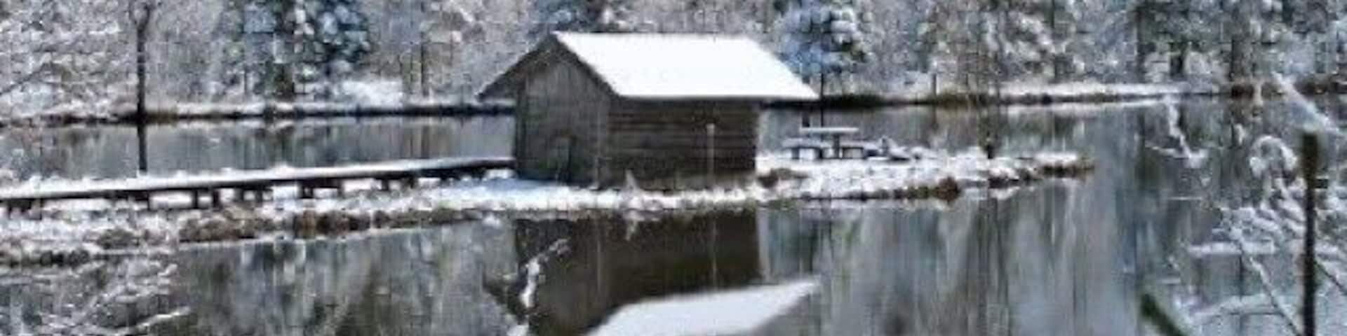 The Hackensee near Diemtramszell in Bavaria has that "WOW" factor in winter!  It makes for a nice easy flat walk.  It's also pretty in summer, but you don't want to swim there - too many aquatic plants!