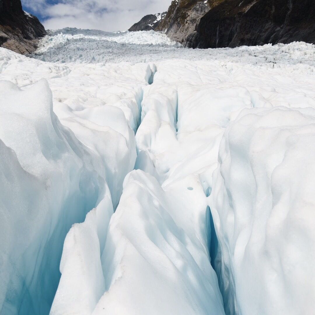 take a helicopter to hike or climb a beautiful glacier