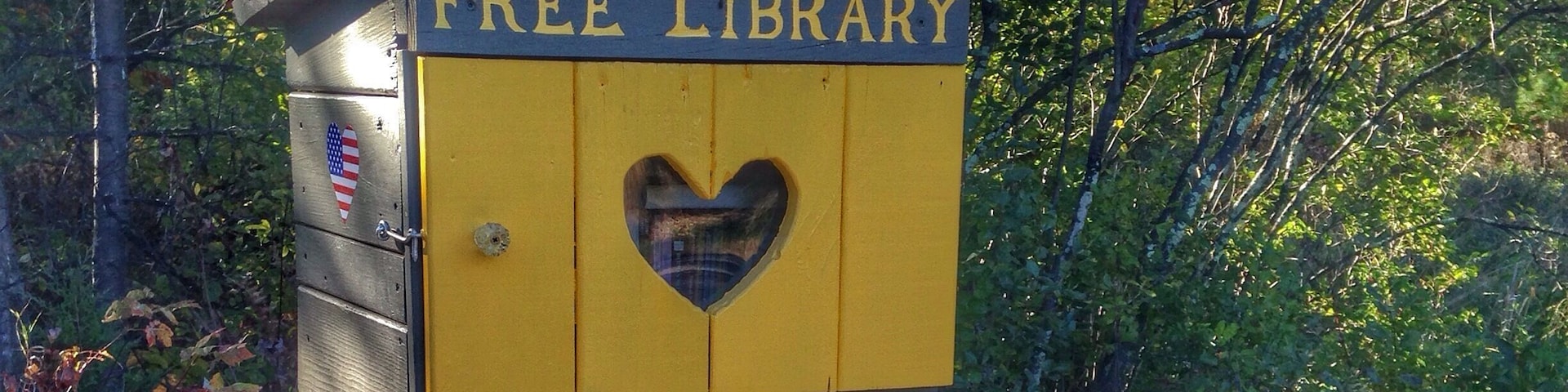 Right down the street from my favorite campground is this cute free little library. Off of Dixie Rd and 14