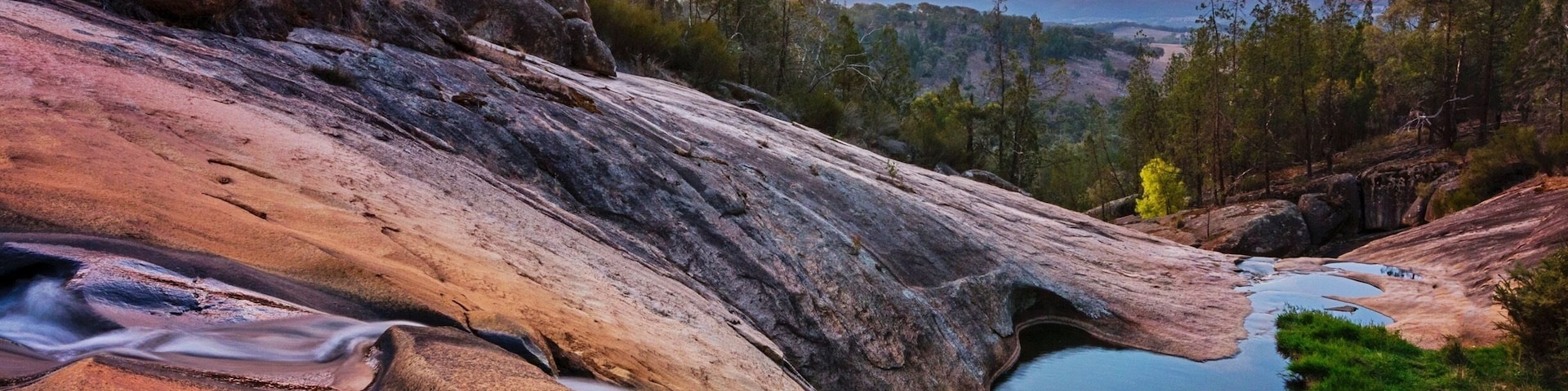 The Beechworth gorge is well worth a visit if you find yourself in Victoria's High Country. Nip in to the track up the top to find this series of amazing rock pools.