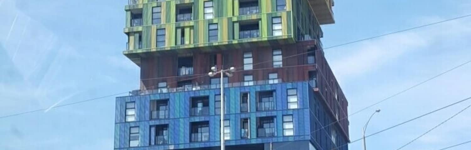 The Icon in St Kilda. Did a giant architect of a baby plant this here?! I love it!