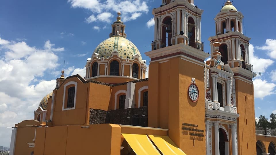 The steps to get up to the church were steep but it was worth it