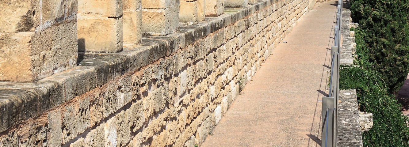 City wall, Alcúdia, Majorca.
