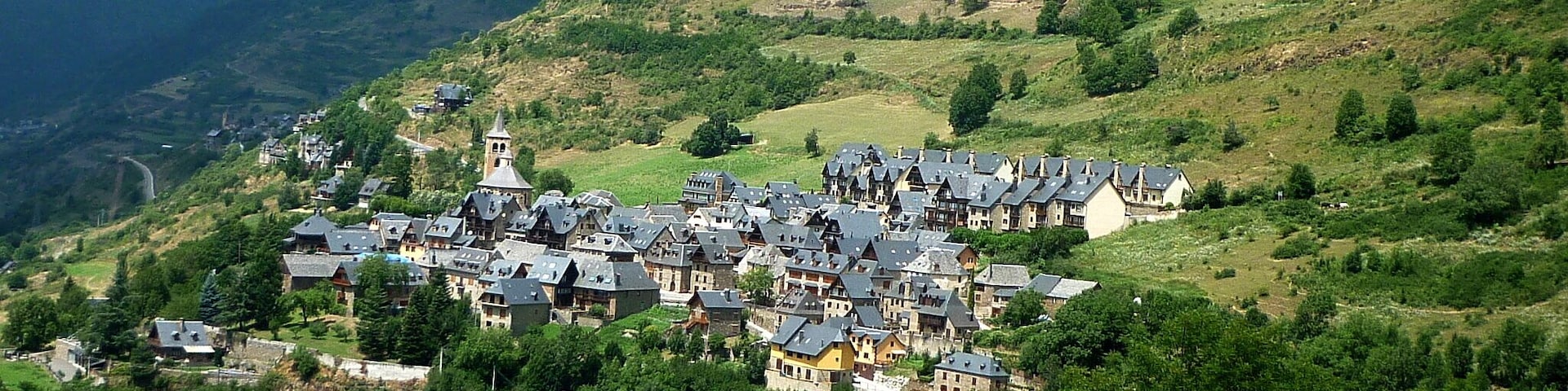 Vilac, des del camí de Salient (Vielha e Mijaran)