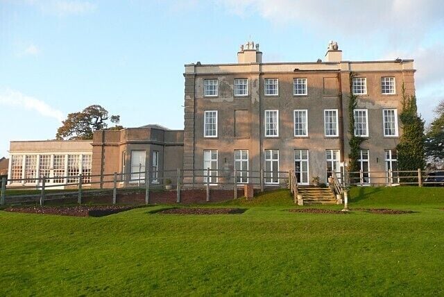 The south side of Wychnor Hall