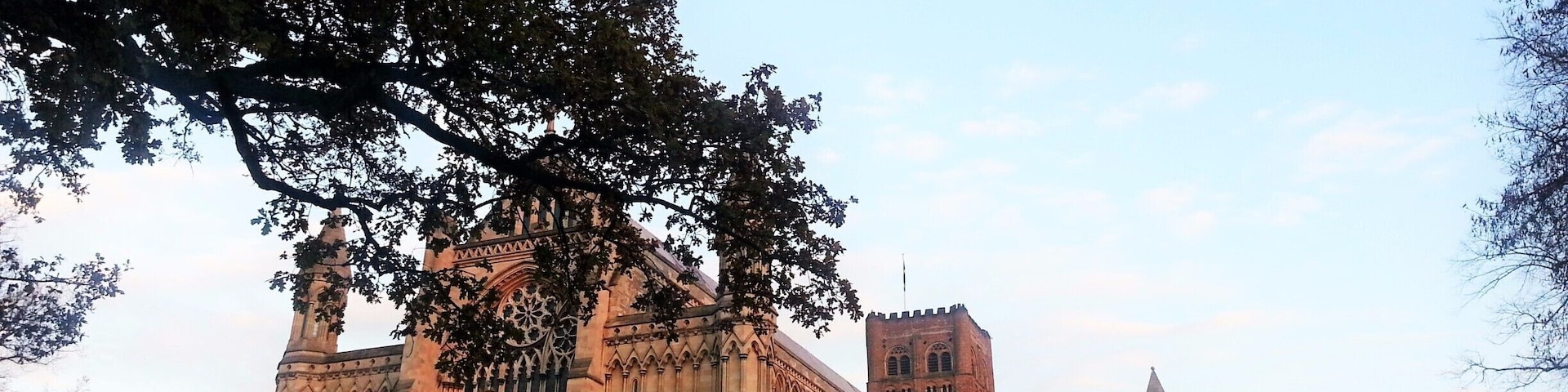 The beautiful St Albans Cathedral near London on a beautiful Autumn Day in 2014
A wonderful piece of Architecture with a deep rooted history.