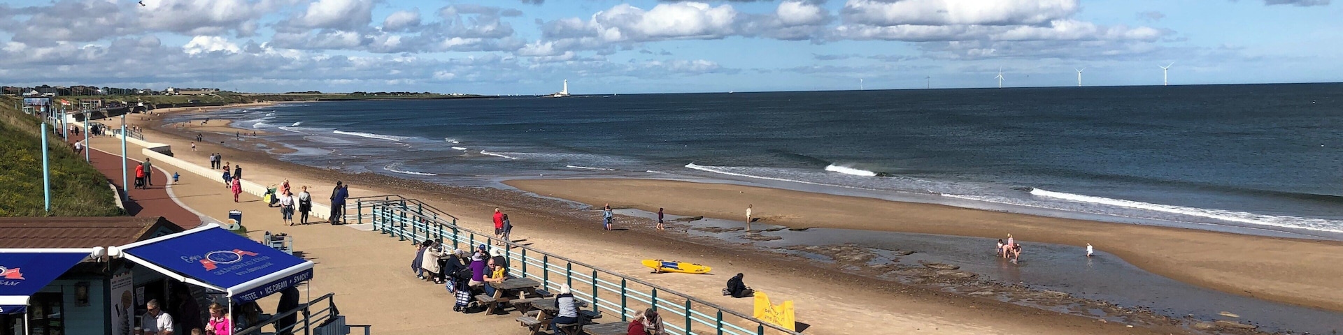 Whitley Bay is a seaside town on the north east coast of England.♥️
#ExploringTheNorthEastOfEngland #Summer2019 #LoveGreatBritain #England  #BeautifulBritain
