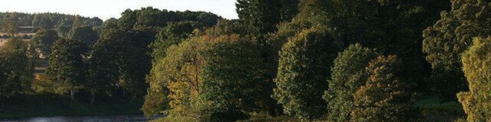 Boats on the shore of the Tay, Kinclaven