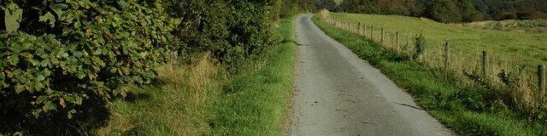 No through road above Carno No through road above Carno near its terminus where it gives access to rough common land which is now open access.